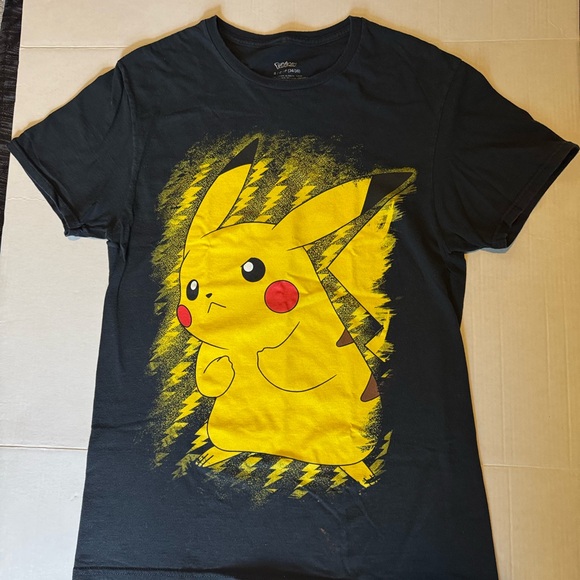 MAD Engine | Tops | Pokemon Unisex Black Pikachu Graphic Tee Size S 0 ...